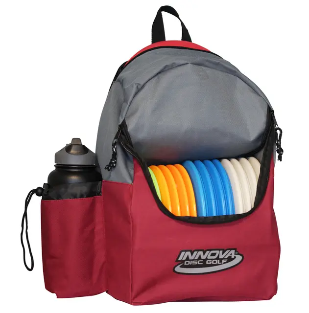 Innova Discover Backpack Discgolf Rød/Grå | Innova frisbeegolf sekk ...